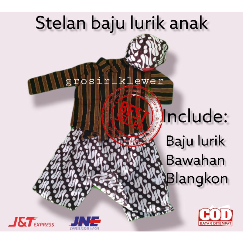 Jual Baju lurik anak laki laki / baju adat anak / baju jawa anak laki ... Jual Baju lurik anak laki laki / baju adat anak / baju jawa anak laki ...