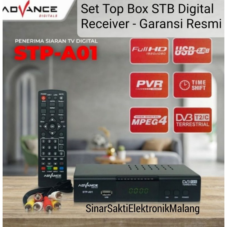 Jual Advance Set Top Box Digital STB Receiver DVB FULL HD Wifi Youtube ...