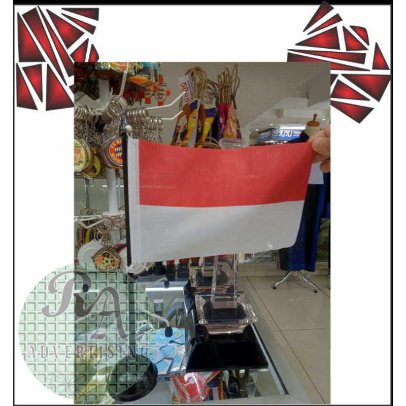 Jual bendera meja Indonesia + tiang | Shopee Indonesia