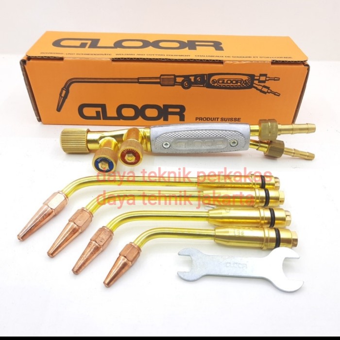 Jual blender las gloor welding torch original switzerland set 4 mata ...