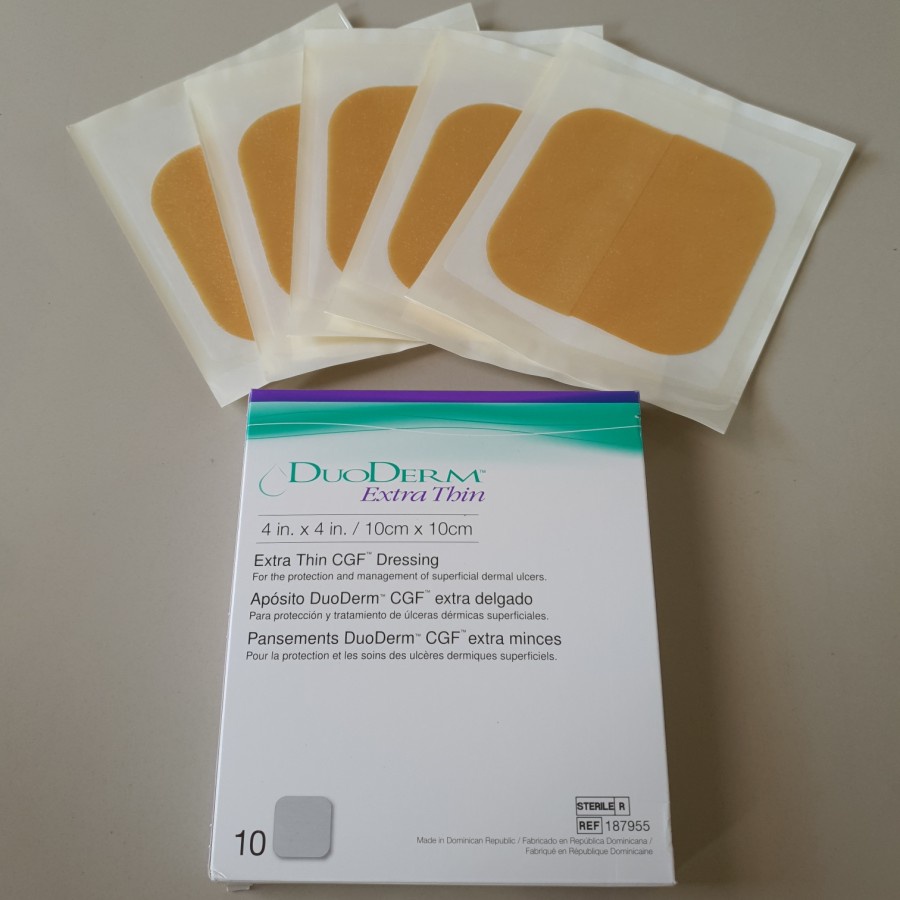 Jual DUODERM EXTRA THIN Plester Convatec Duo Derm ExtraThin 10 x 10 cm ...