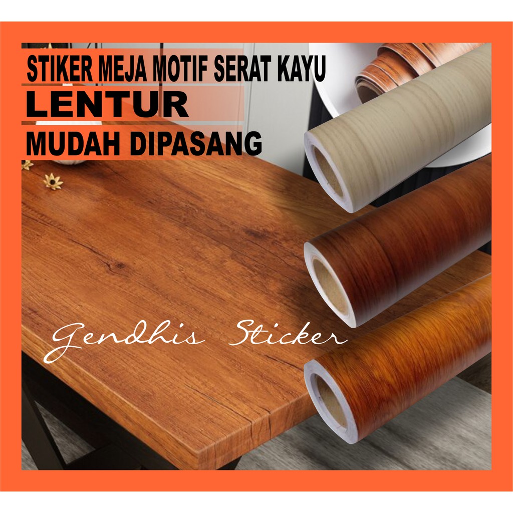 Jual Stiker Meja Motif Serat Kayu / Stiker Lemari kayu | Shopee Indonesia
