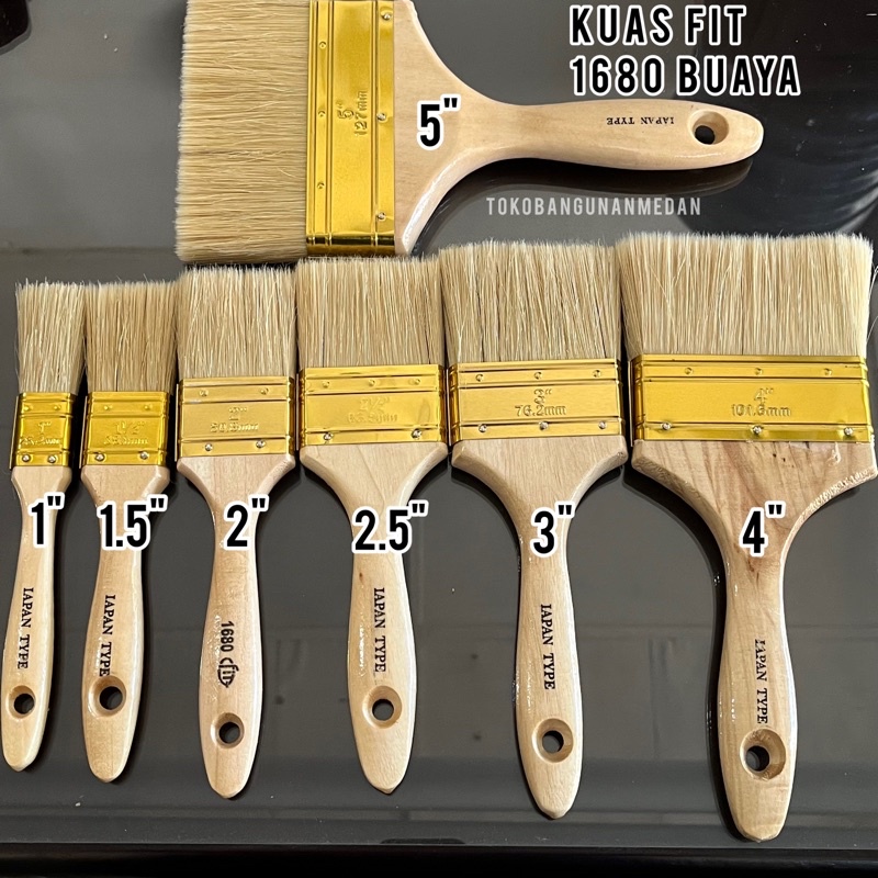 Jual KUAS CAT DINDING FIT model buaya 1 / 1.5 / 2 / 2,5 / 3 / 4 inch ...