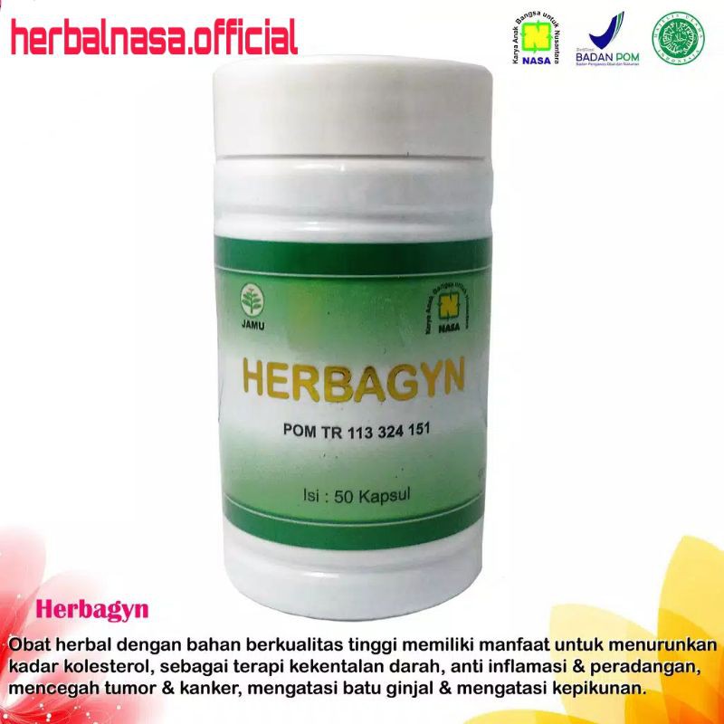 Jual Herbagyn Nasa Obat Kolesterol & Darah Tinggi Tanpa Efek Samping ...