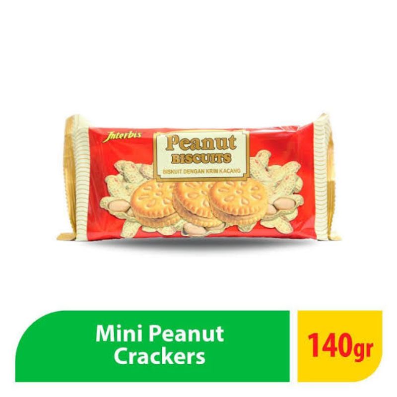 Jual INTERBIS PEANUT BISKUIT 160G | Shopee Indonesia