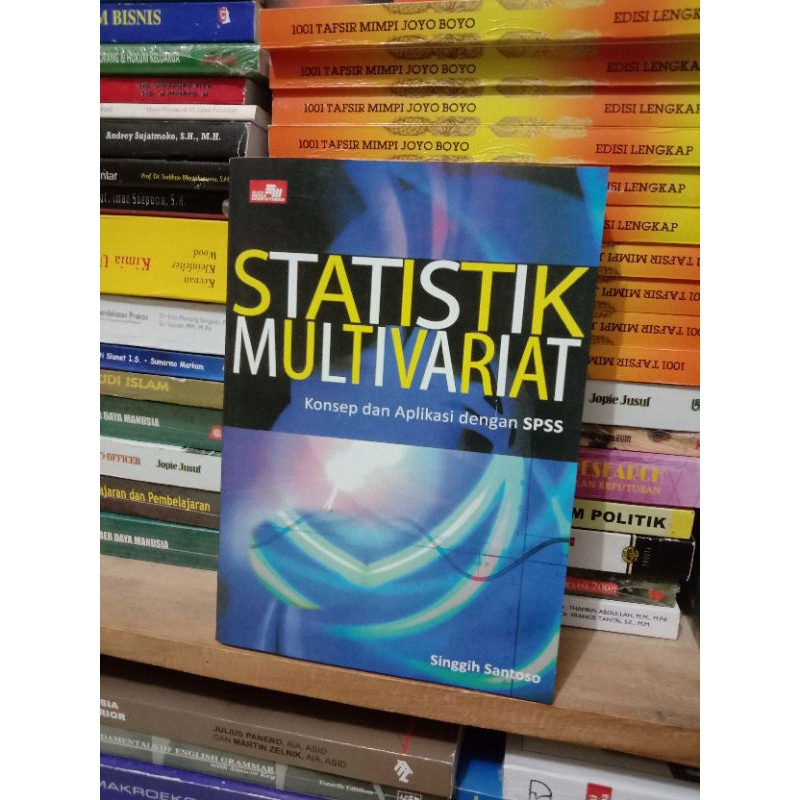 Jual statistik multivariat by singgih santoso | Shopee Indonesia