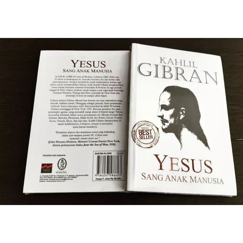 Jual jual buku Yesus ; sang anak manusia ori by kahlil gibran | Shopee ... Jual jual buku Yesus ; sang anak manusia ori by kahlil gibran | Shopee ...