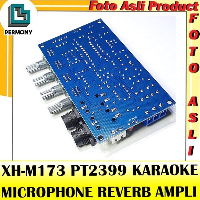 Jual Xh-M173 Pt2399 Mic Karaoke Microphone Echo Audio Reverb Board Kit ...