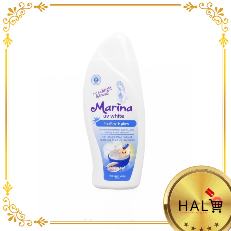 Jual MARINA HAND & BODY LOTION UV WHITE HEALTHY & GLOW 92ML | Shopee ...