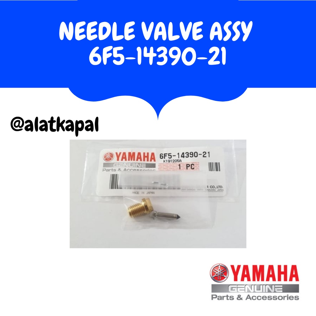 Jual NEEDLE VALVE ASSY 6F5-14390-21 UNTUK MESIN TEMPEL YAMAHA 40PK | Shopee Indonesia