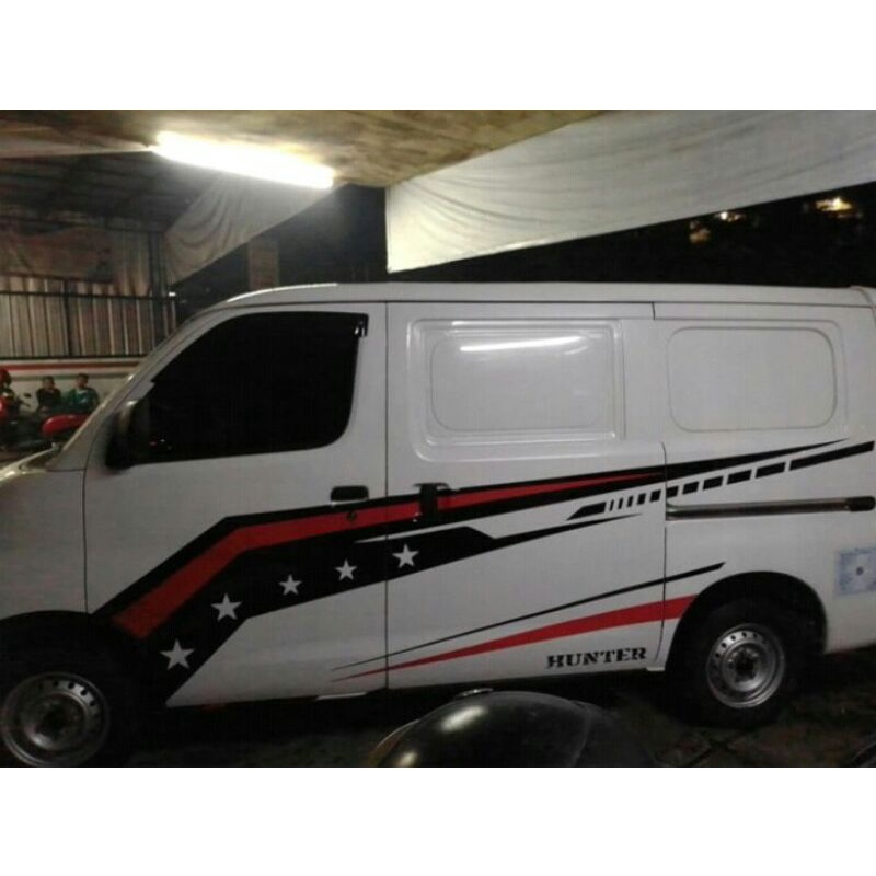 Jual cutting sticker mobil box van blind van colt apv grandmax DLL ...