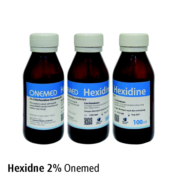 Jual Cairan Dental Hexidine 2% 100ml Onemed Dental | Shopee Indonesia