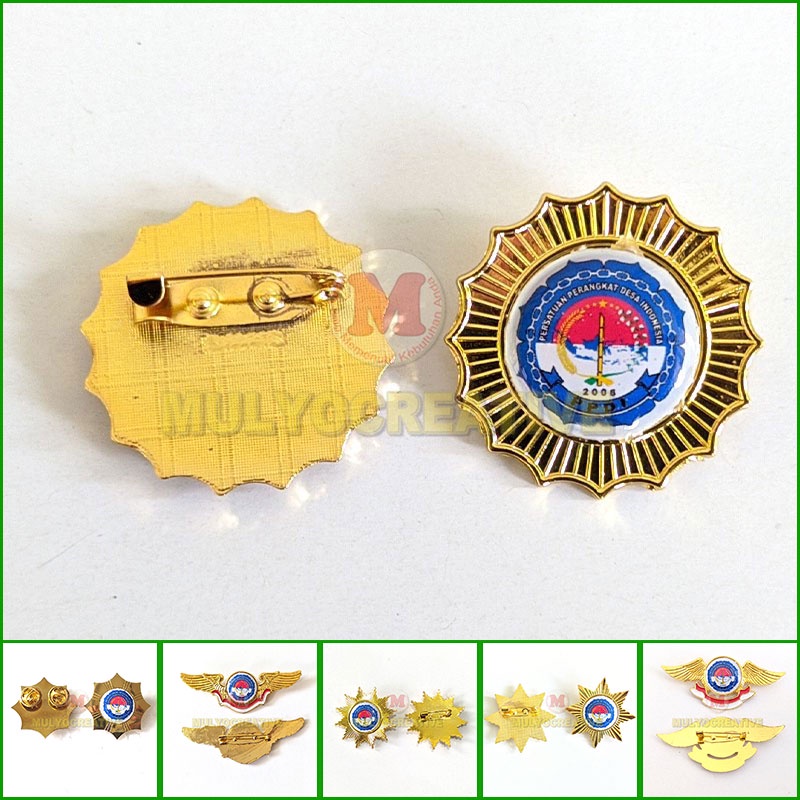 Jual Pin Custom Logo Persatuan Perangkat Desa Indonesia Bros Wing ...