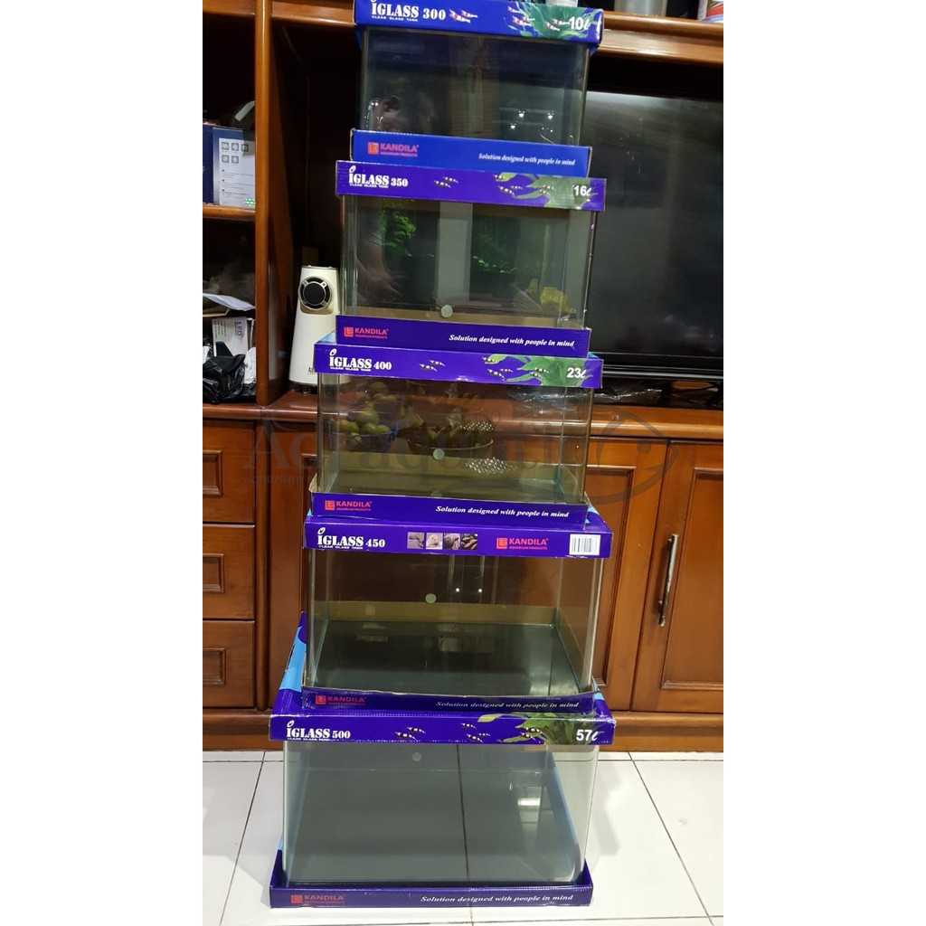 Jual AQUARIUM BENDING IGLASS 450 KANDILA 39L 45X29X30 CM 39 LITER KACA DEPAN PINGGIR LENGKUNG ...