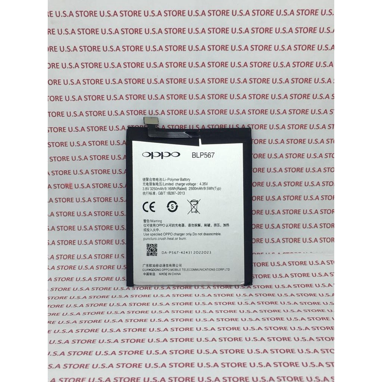 Jual Batre Batrei Baterai Hp Oppo R1 R8007 R829 BLP567 Original Battery Tanam | Shopee Indonesia