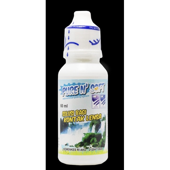 Jual CAIRAN SOFTLENS PURE N’ SOFT 60 ML (DEPKES) | Shopee Indonesia