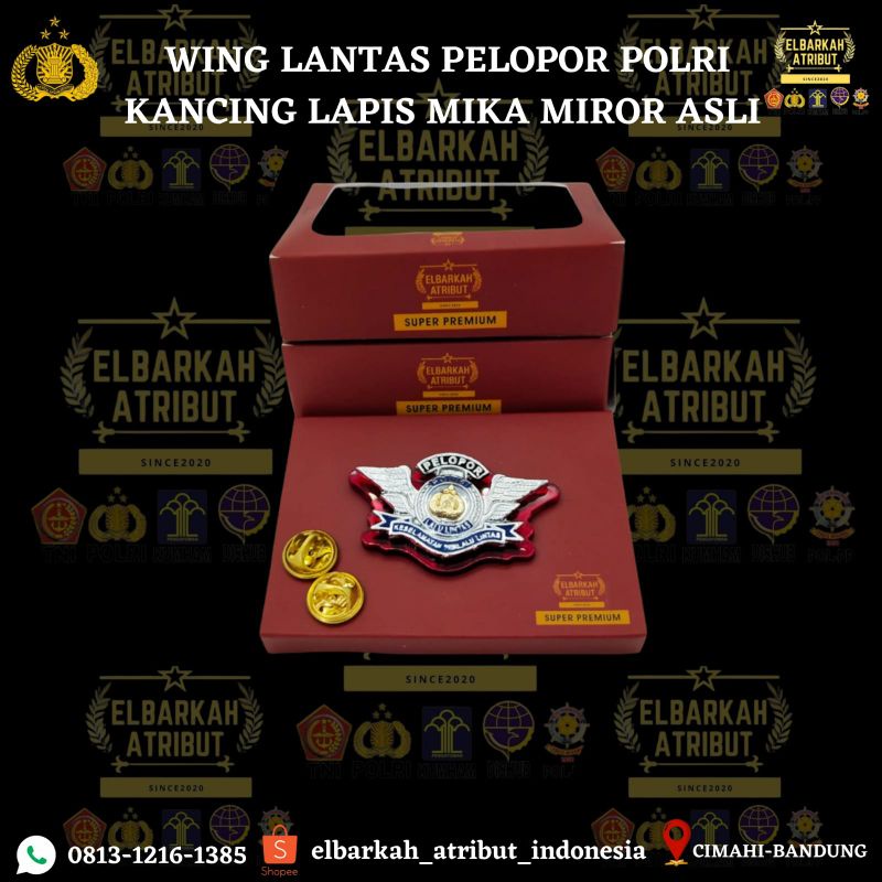 Jual PIN POLISI TERBARU DASAR AKRILIK MIROR ASLI SUPER PREMIUM | Shopee ...
