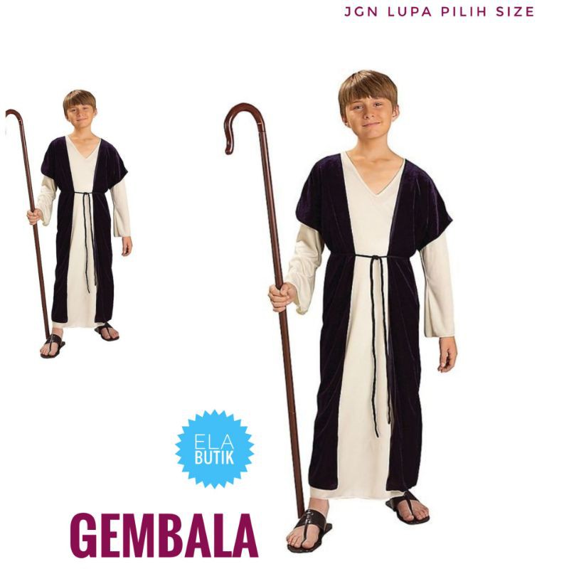 Jual kostum gembala-kostum yesus--kostum natal-maria- joseph | Shopee ...