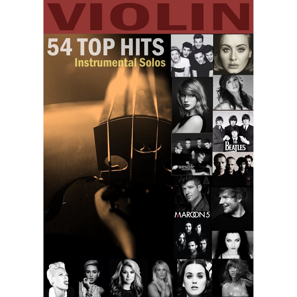 Jual Buku Biola/Violin Top Hits Instrumental Solos | Shopee Indonesia