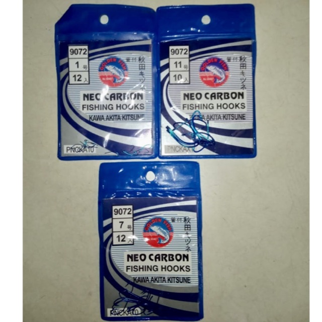 Jual Mata Pancing/Kail Neo Carbon Fishing Hooks Kawa Maru Sode 9072 ...