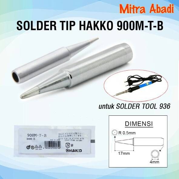 Jual Mata Solder/Solder Tip Hakko 900M-T-B for Solder Tool 936 | Shopee Indonesia