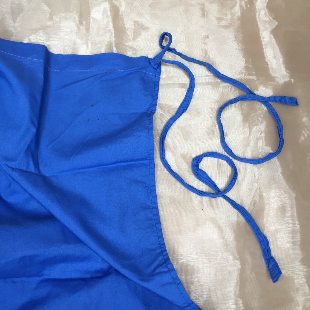 Jual Kain Duk Polos Warna Biru/ Kain Duk Steril/ Kain Duk Rapat ...