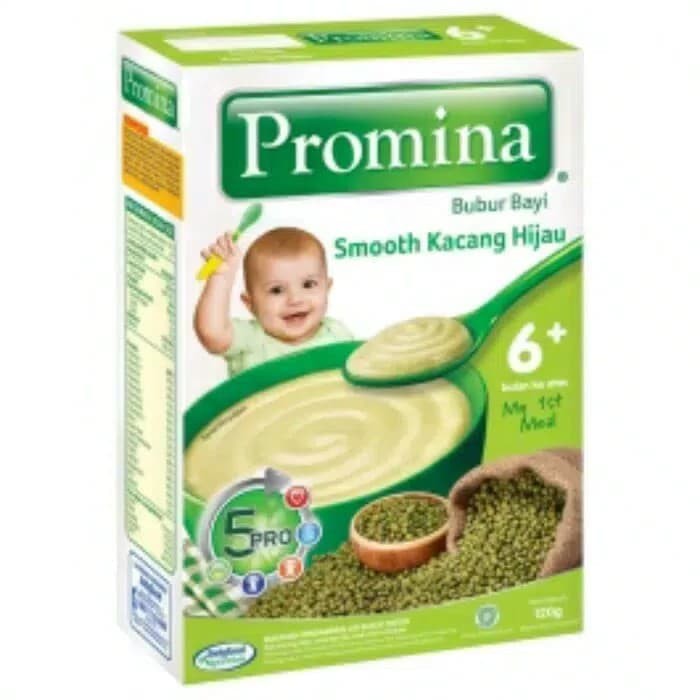 Jual Promina 6+ Bubur Smooth Kacang Hijau 120 gr | Shopee Indonesia