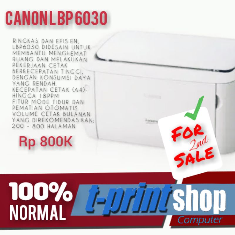 Jual CANON LBP 6030 Monochrome | Shopee Indonesia