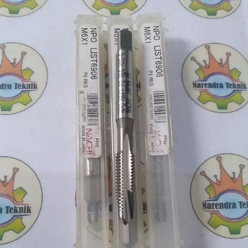 Jual Tap M6 x 1 N -PO nachi tap baru tap original untuk ulir baut ...