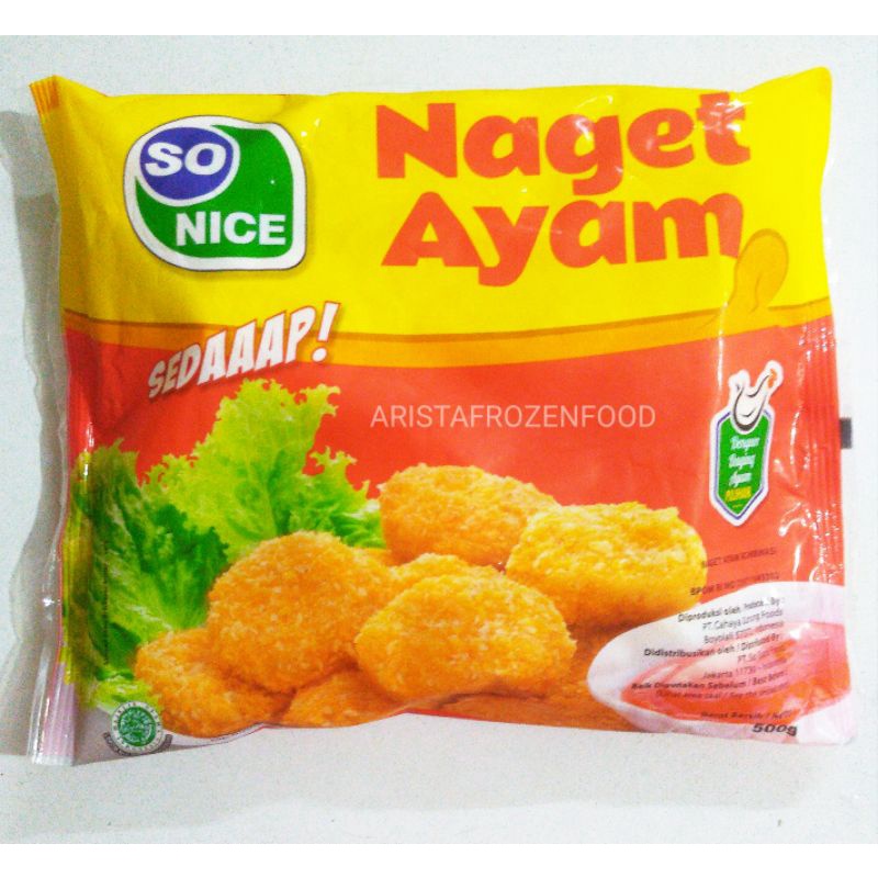 Jual So Nice Chicken Nugget 500gr | Shopee Indonesia