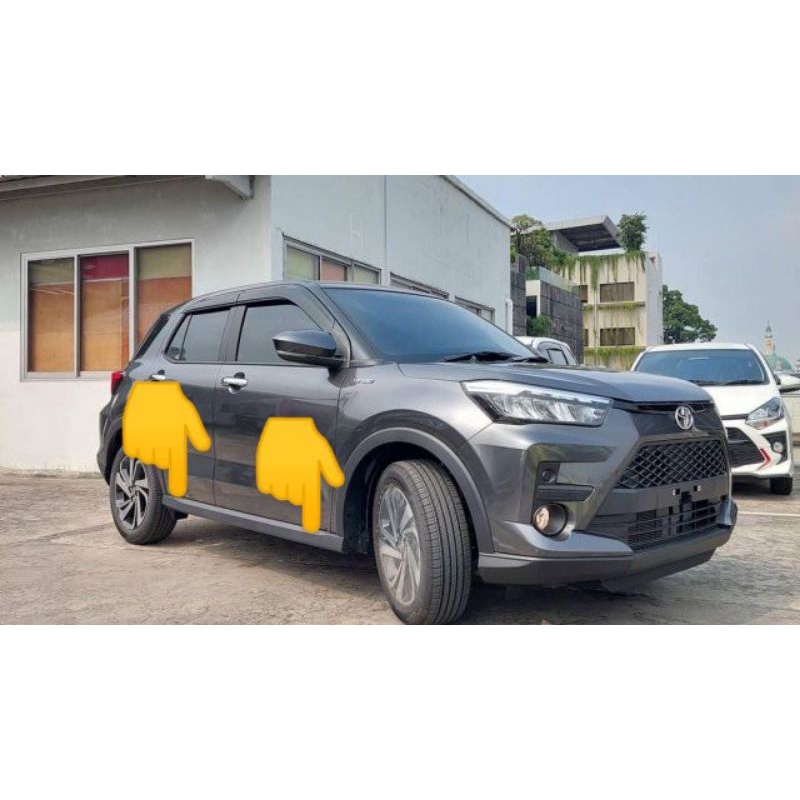 Jual Side skirt Bodykit samping Cover trisplang toyota Raize original ...