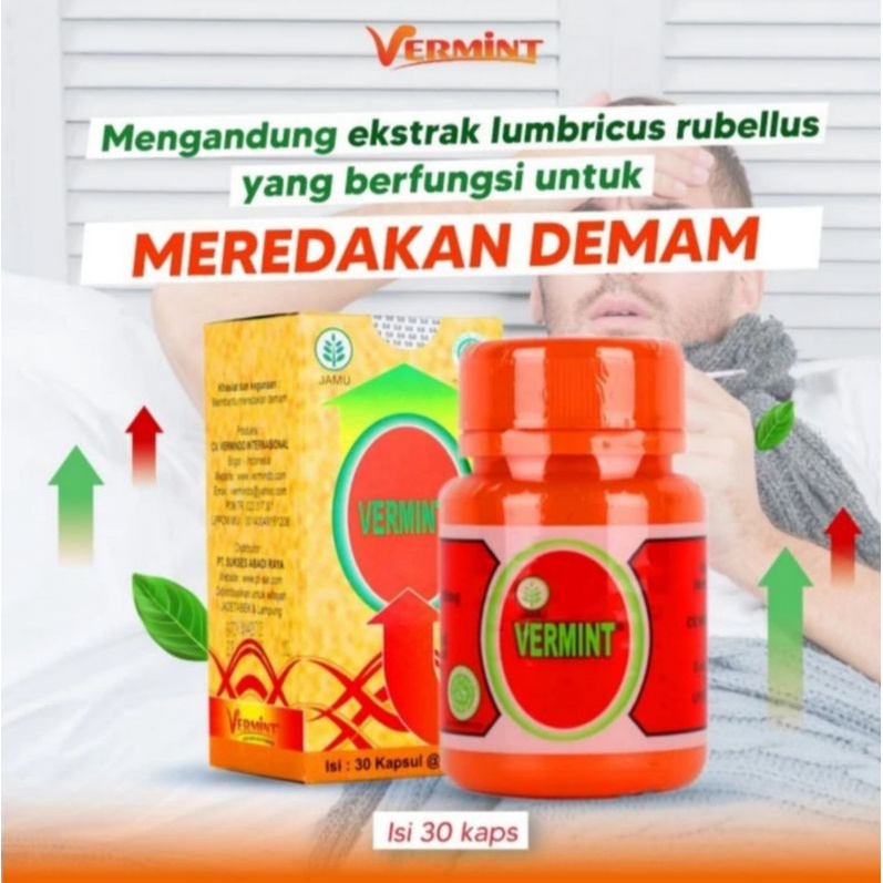 Jual Vermint isi 30 kapsul . Obat cacing vermint isi 30 kapsul | Shopee ...