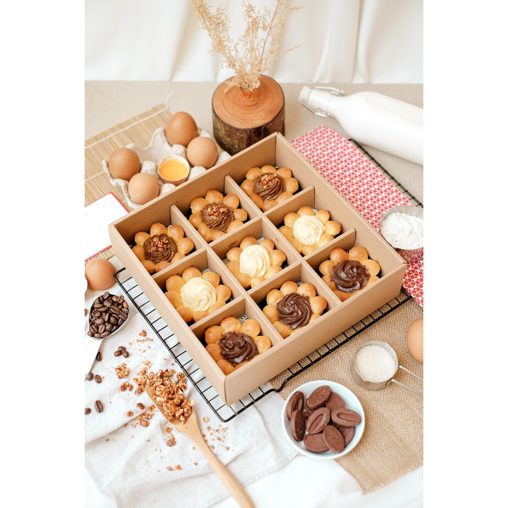 Jual Collagen Choux Puff - Trilogy Box (9pcs) | Shopee Indonesia