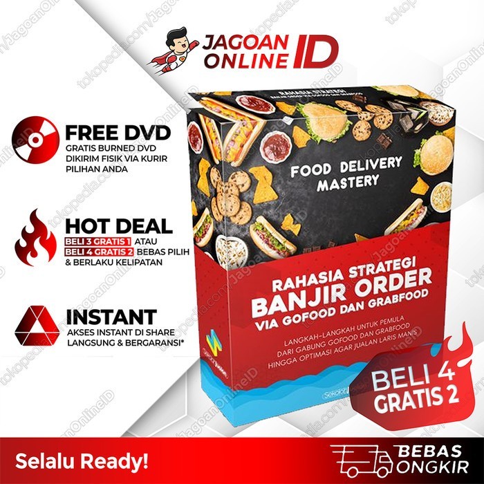 Jual FOOD DELIVERY MASTERY - Banjir Order Makanan di Online | Shopee ...