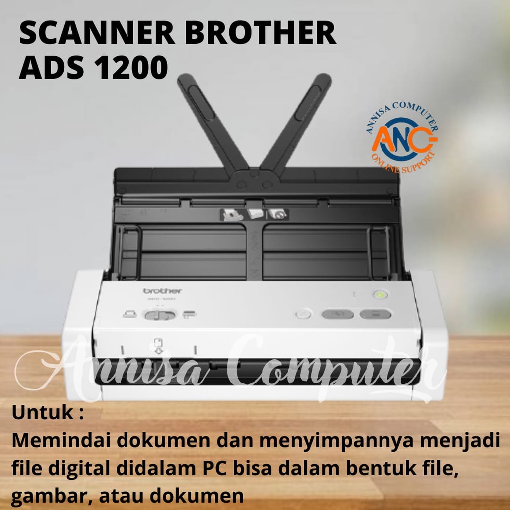 Jual SCANNER BROTHER ADS -1200 Compact Color Desktop Scanner | Shopee ...