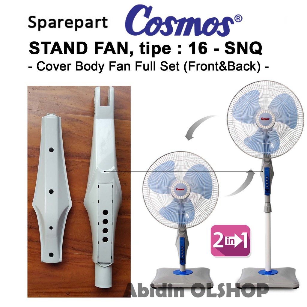 Jual Spare part kipas angin COSMOS tipe 16 SNQ - Cover Body fan Full ...