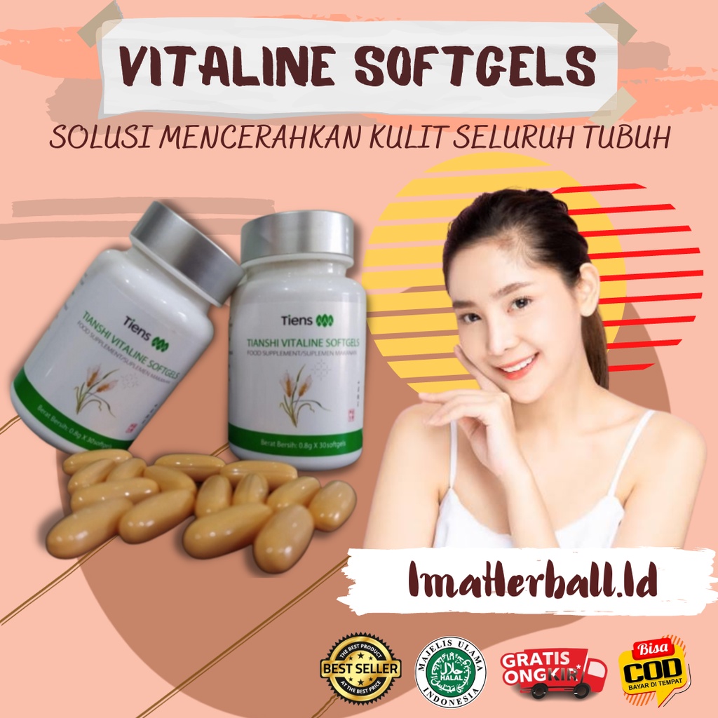 Jual Vitaline Softgels Tiens 100% OriginaL | Shopee Indonesia