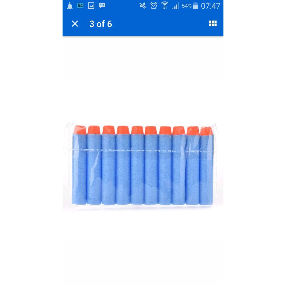 Jual Nerf Dart Warna Biru Muda Skyblue Light Blue | Shopee Indonesia