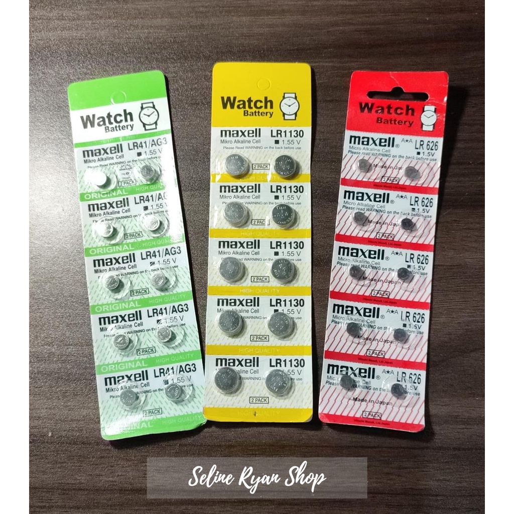 Jual 1 PC Baterai Kancing Jam Tangan,Kalkulator,Timbangan,Lampu Helm ...