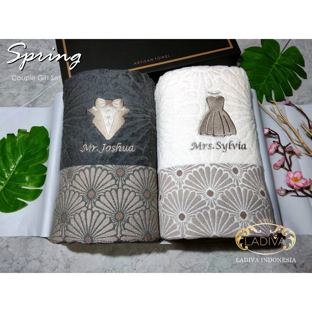 Jual Luxury Gift Box Set - TERRY PALMER COUPLE with Custom BORDIR ...