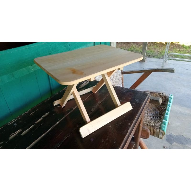 Jual Meja Lipat Kayu Multifungsi Ukuran 35 cm x 25 cm x 23 cm | Shopee ...
