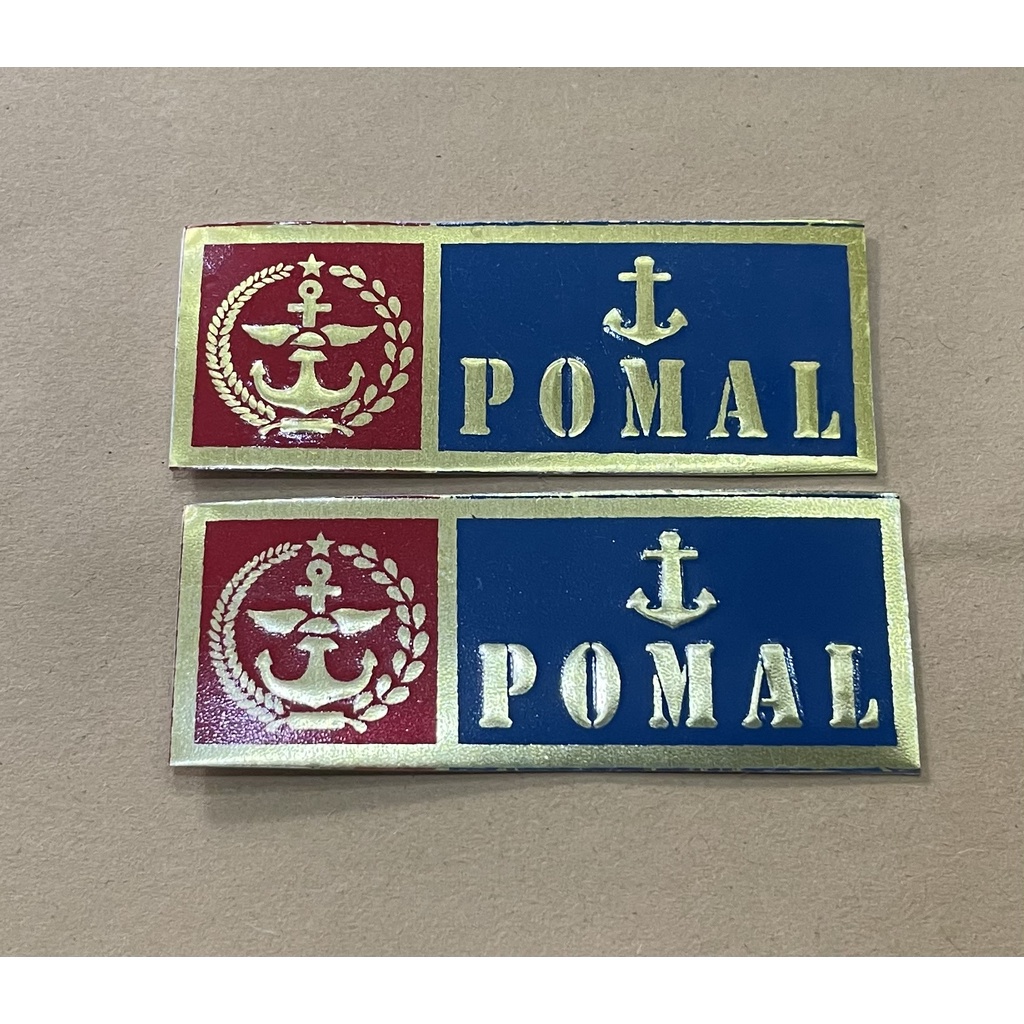 Jual Sticker Plat Pomal - Stiker Plat POM AL - Stiker POMAL Mobil ...