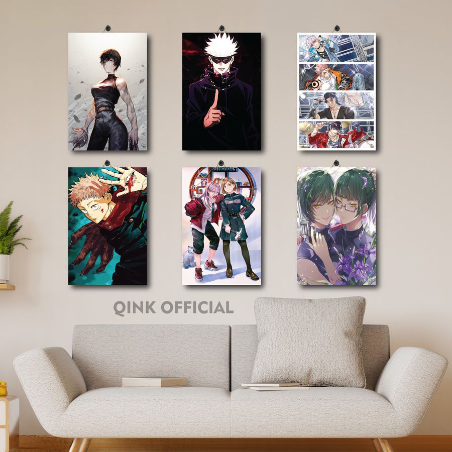 Jual 41-60 POSTER DINDING BESAR ANIME MAHITO JUJUTSU KAISEN 20X30 FNJO1 ...