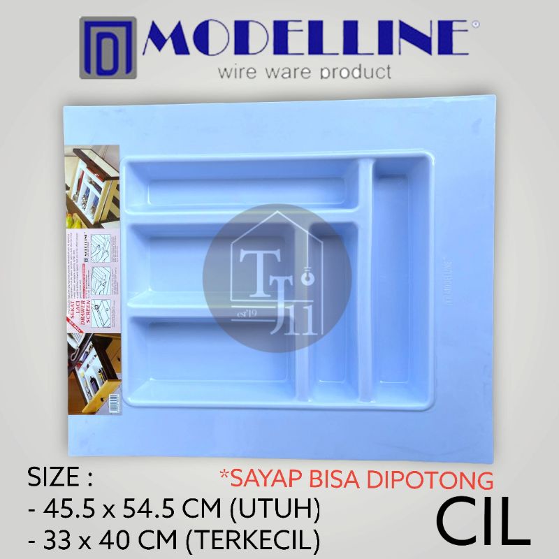 Jual RAK SEKAT LACI TEMPAT SENDOK GARPU merk MODELLINE CIL ukuran BESAR ...