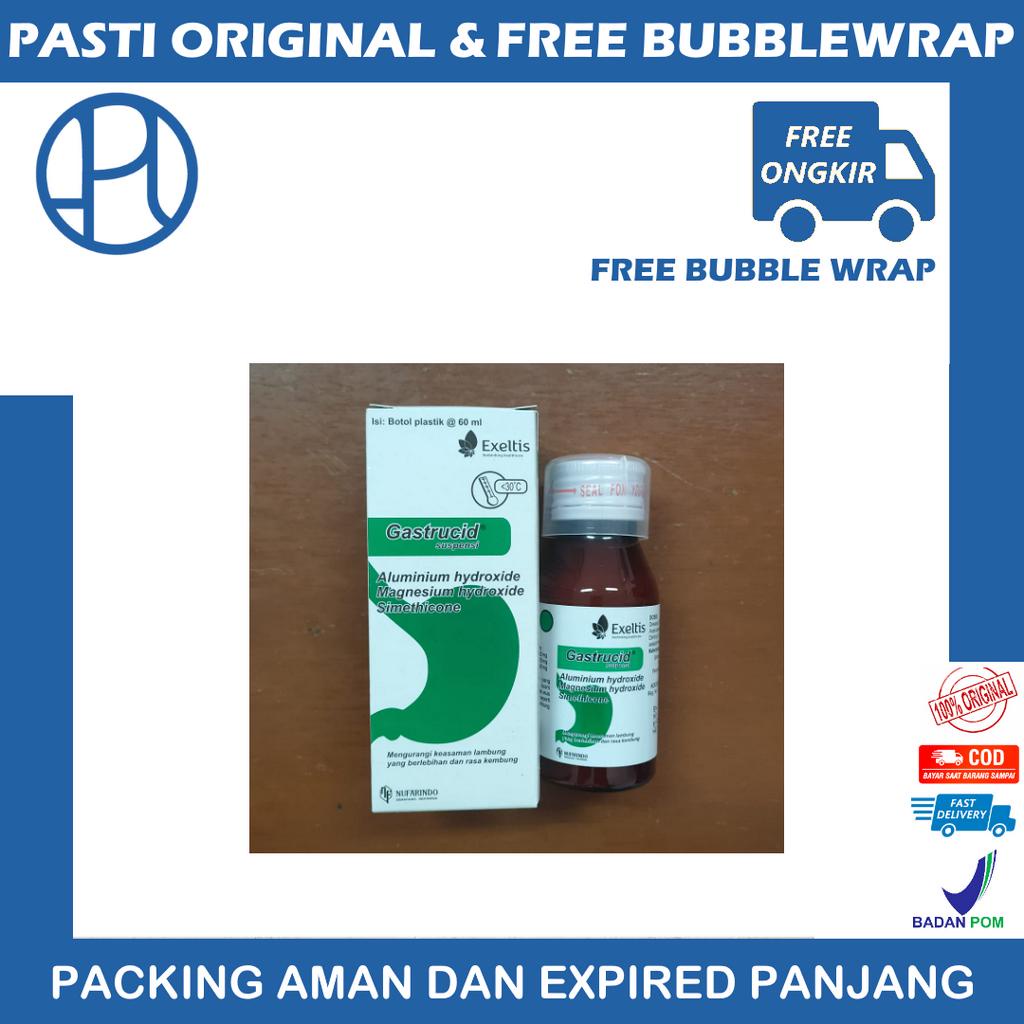 Jual GASTRUCID SIRUP 60ML OBAT SAKIT MAAG GERD LAMBUNG MUAL MAH MAAH ...