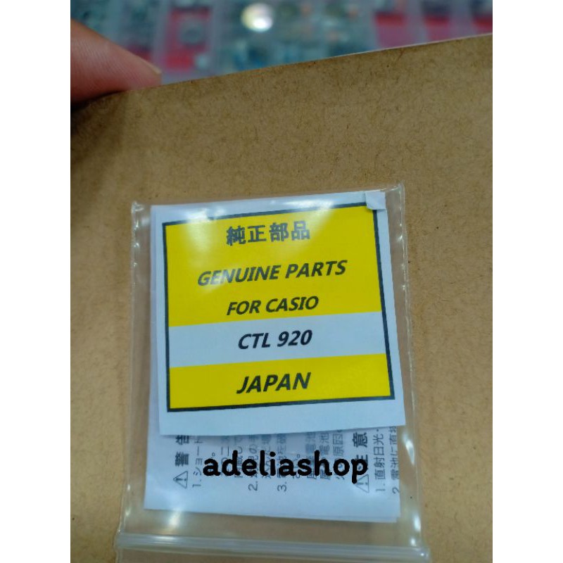 Jual Baterai CASIO SOLAR CTL920 SOLAR CASIO CTL 920 Baterai khusus JAM ...