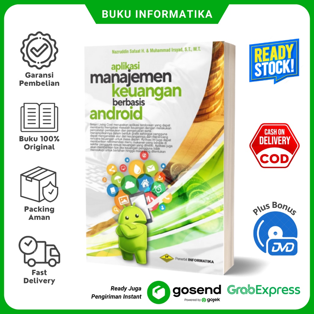 Jual Buku Aplikasi Manajemen Keuangan Berbasis Android + Bonus DVD | Shopee Indonesia