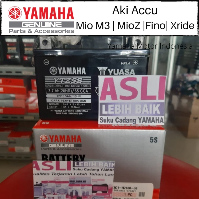 Jual Aki Accu Yuasa Yamaha Xride 125 Original | Shopee Indonesia
