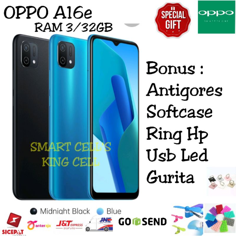Jual OPPO A16e RAM 3/32GB GARANSI RESMI OPPO INDONESIA | Shopee Indonesia