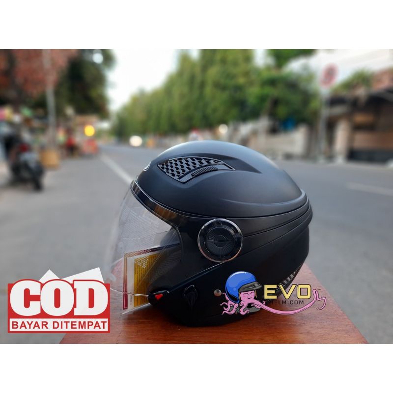 Jual HELM ZEUS 610 HALF FACE ZS610 SOLID - WARNA LENGKAP HELM ZEUS HALF ...